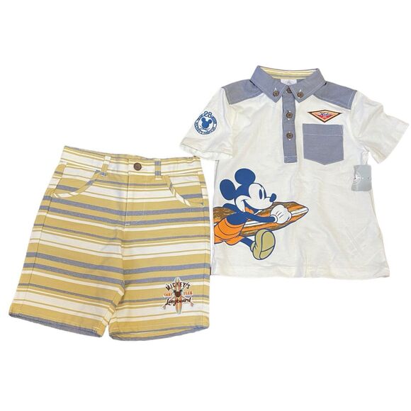 Disney | Matching Sets | Disney Parks 4 Mickey Mouse Set Shirt Shorts ...